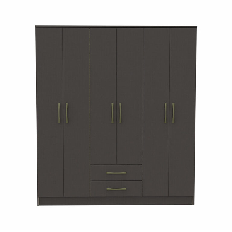 Closet Pequim Dark 6p 2c - Vekkahome