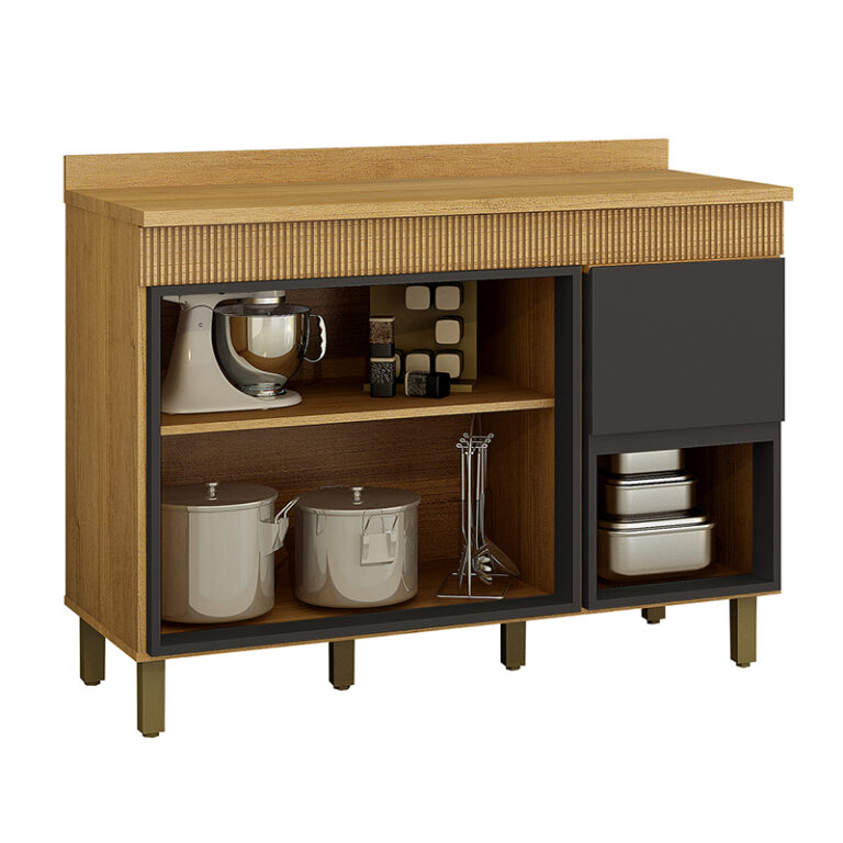 MUEBLE BASE DAKOTA Dark - Vekkahome