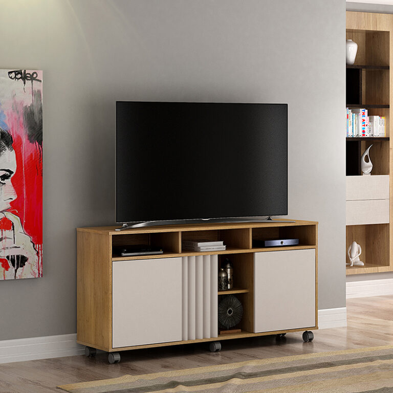 Rack Tv Viena Canela 55" - Vekkahome