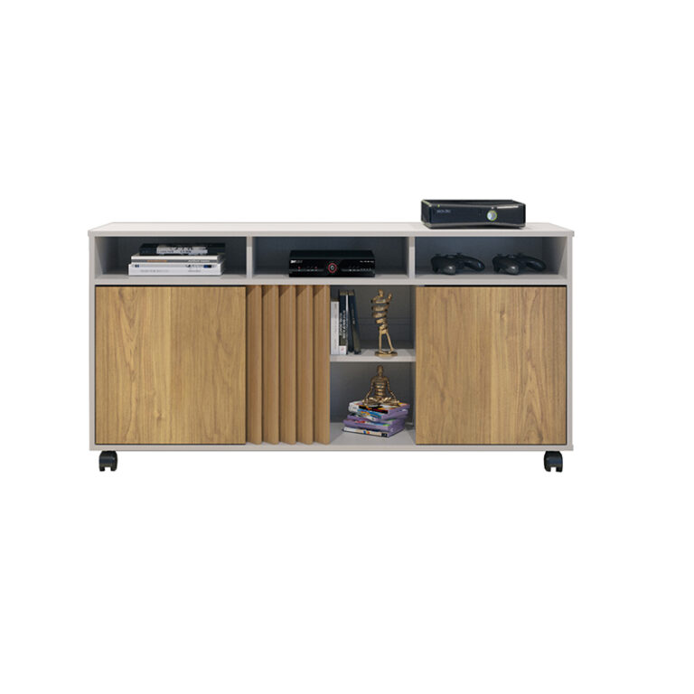 Rack Tv Viena White 55" - Vekkahome