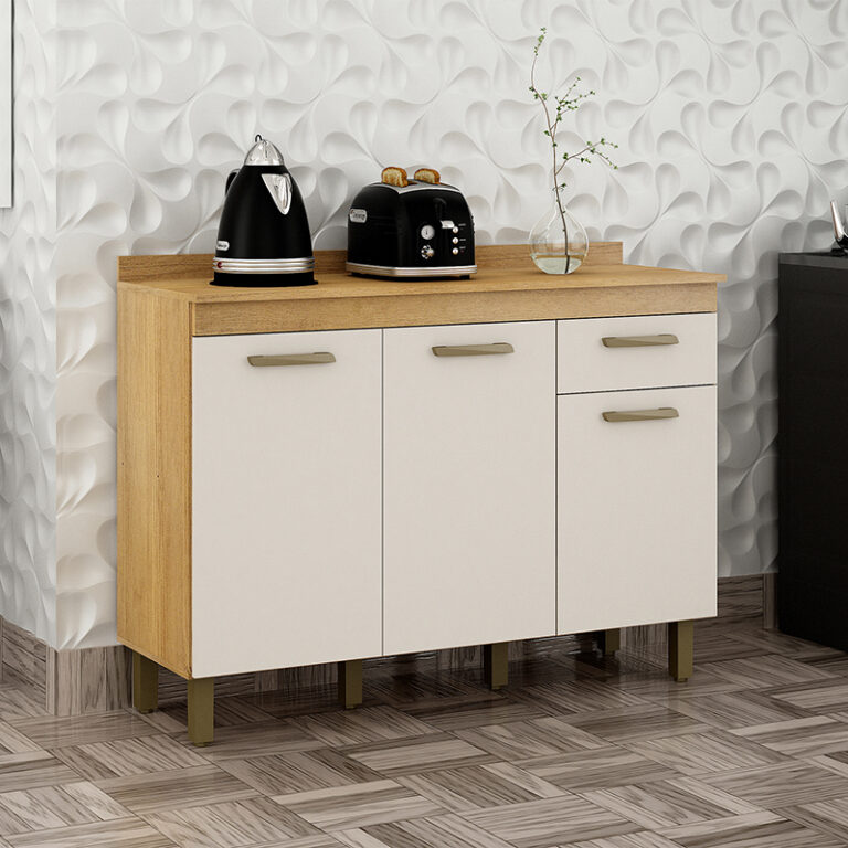 MUEBLE BASE SAO LUIS WHITE 120 - Vekkahome
